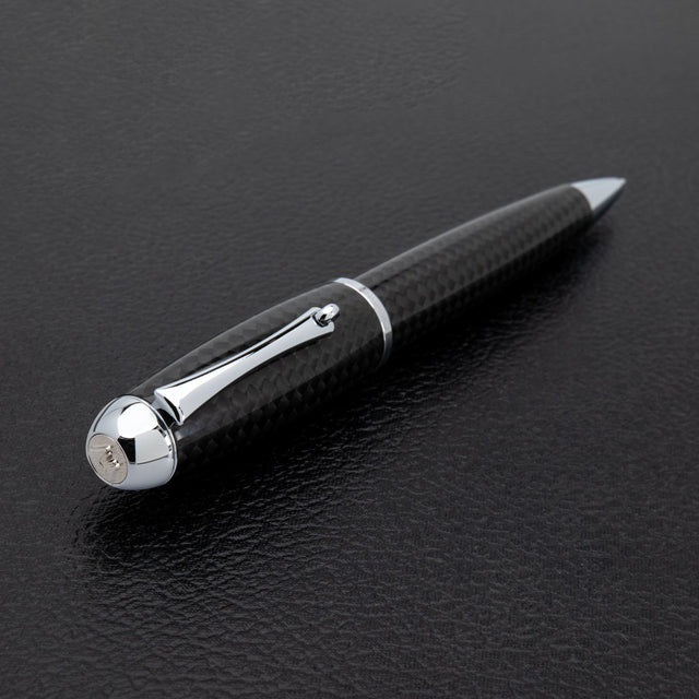 Monteverde USA® Super Mega Carbon Fiber Chrome Ballpoint Pen