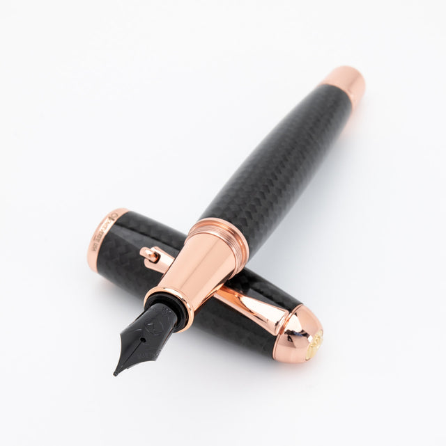 Monteverde USA® Super Mega Carbon Fiber Rosegold Fountain Pen